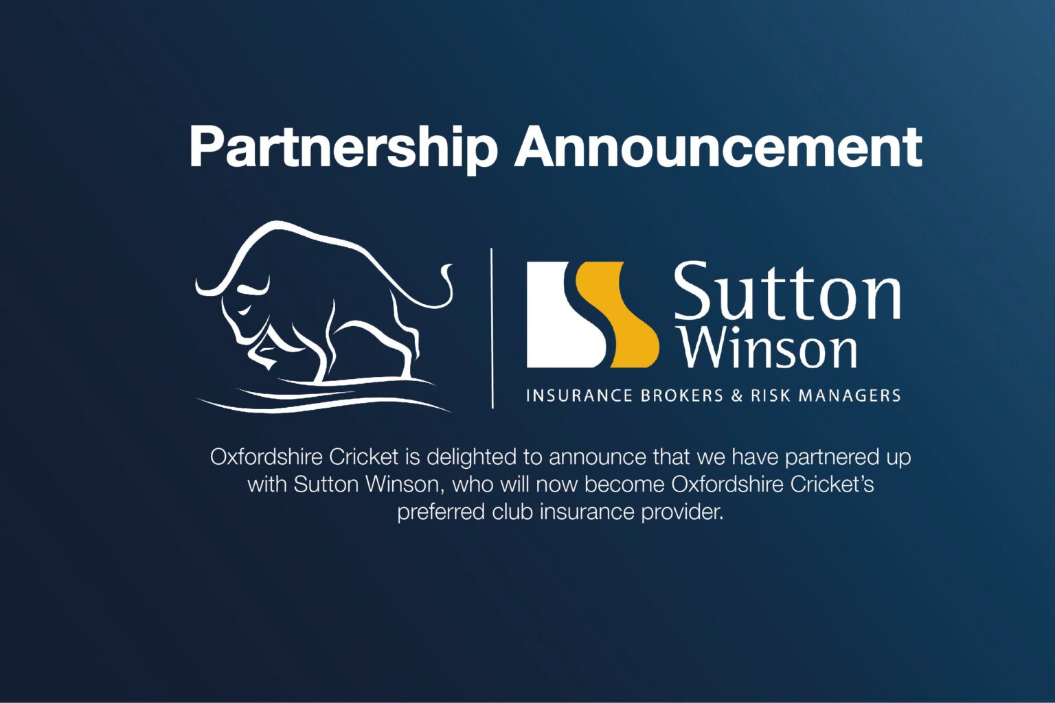 Oxfordshire Cricket and Sutton Winson Partner Up – Oxfordshire Cricket