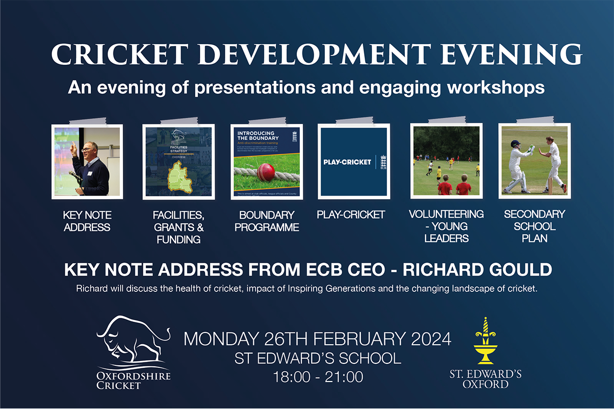 2024 Cricket Development Evening – Oxfordshire Cricket